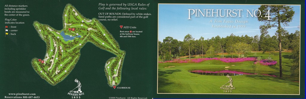 Pinehurst No. 4 - Actual Scorecard | Course Database